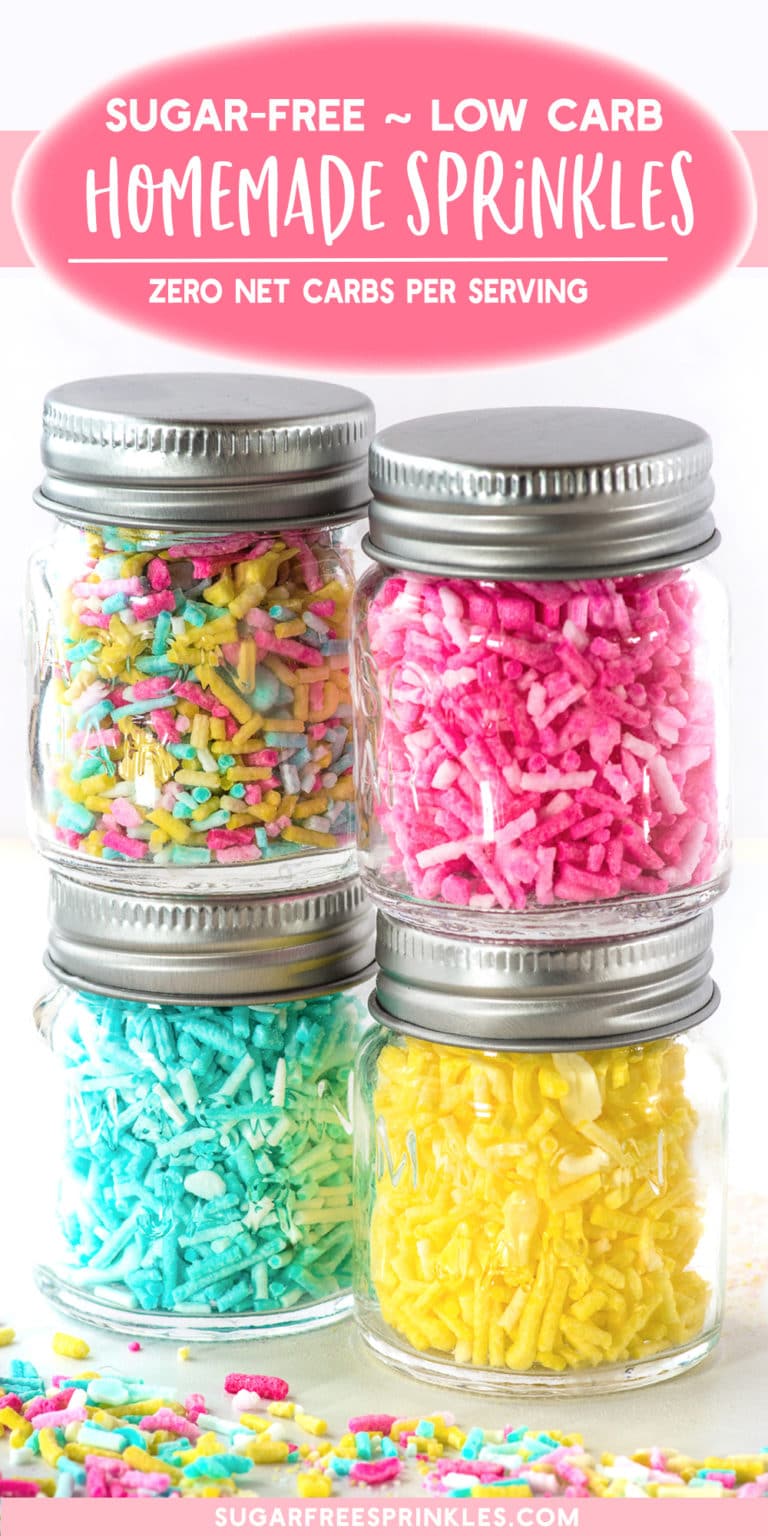 How to Make Sugar-Free Sprinkles to Perk Up Your Low Carb Baking