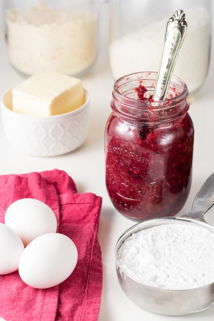 Gluten Free Raspberry Coconut Slice Bars (Low Carb and Keto Friendly!)