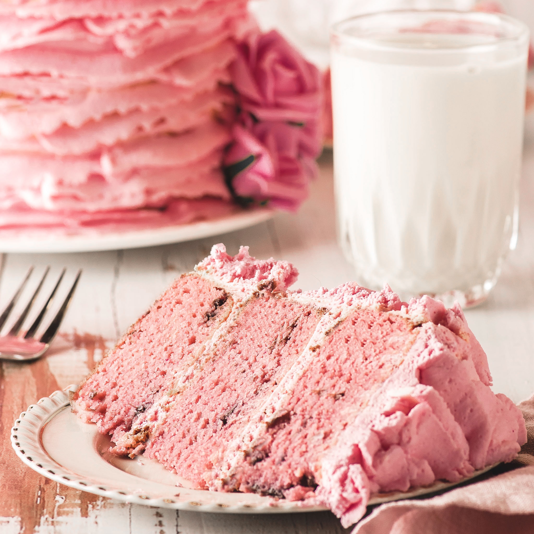 Low Carb Cherry Chip Cake Recipe Gluten Free And Keto Friendly 