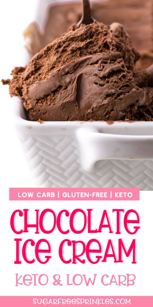 Dark Chocolate Keto Ice Cream - Delicious and Decadent!